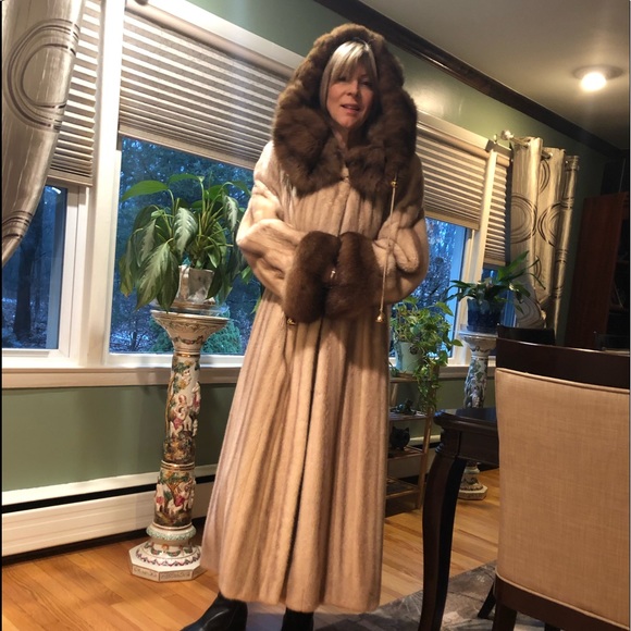 custom made | Jackets & Coats | Mink And Sable Trimmed Coat | Poshmark